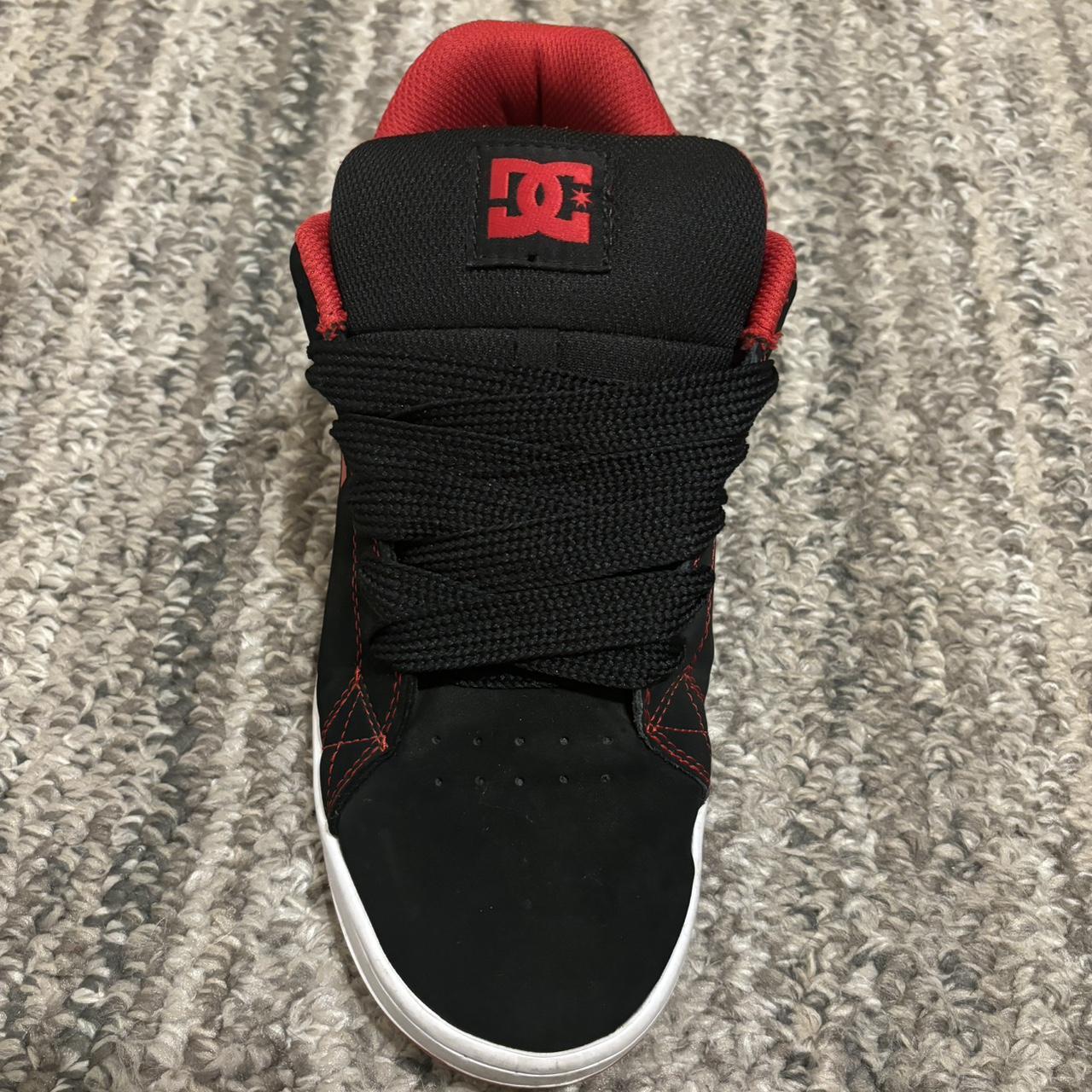 Red/Black/White 2000s DCs chunky and perfect for... - Depop