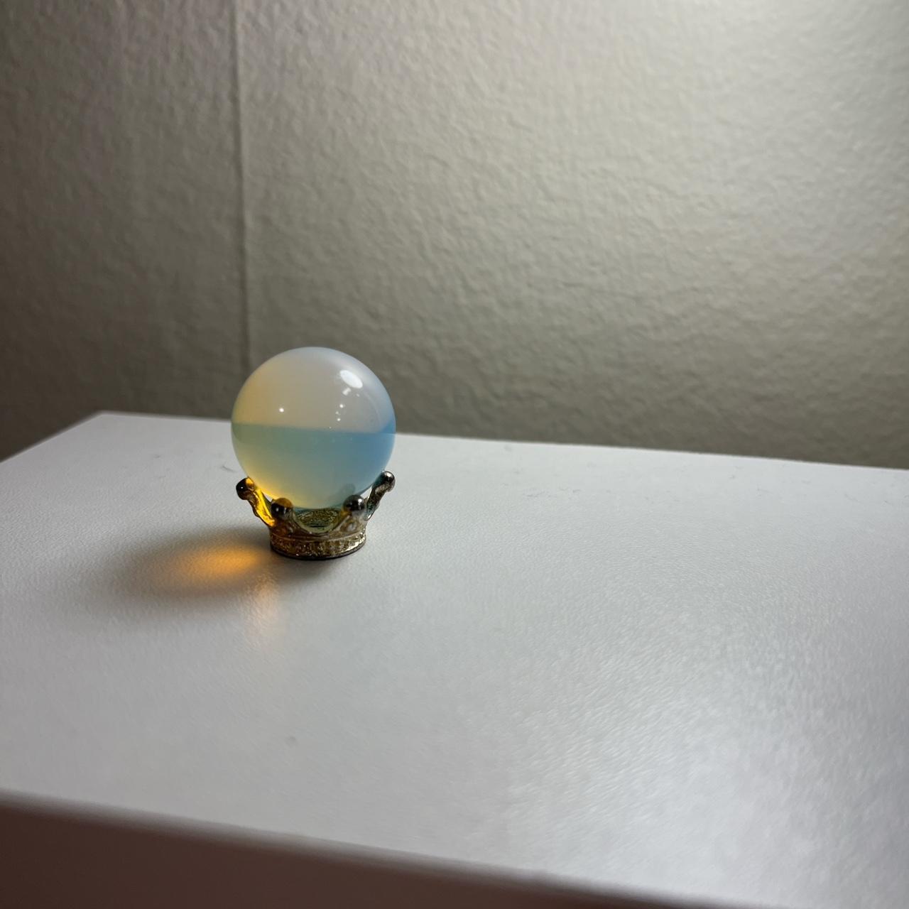 Small opalite sphere w/ stand #crystals - Depop