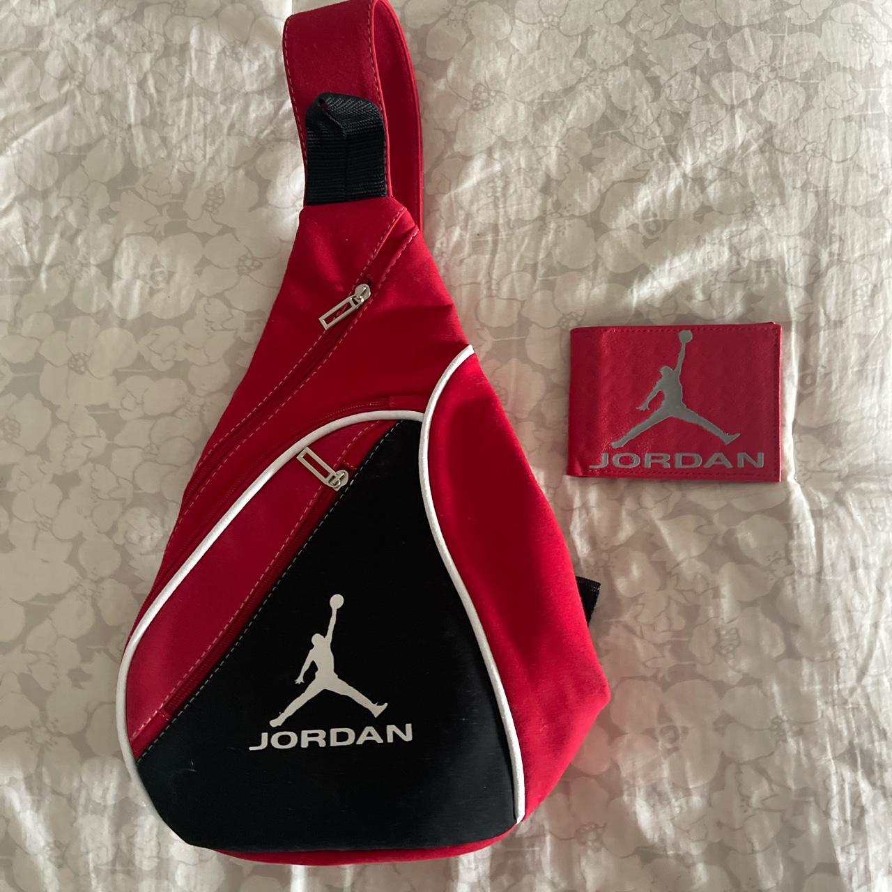 Jordan one arm strap bag with wallet - never used - Depop