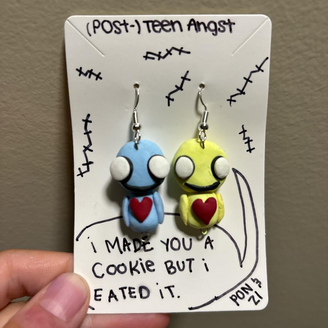 Pon and Zi handmade polymer clay earrings - Clay... - Depop