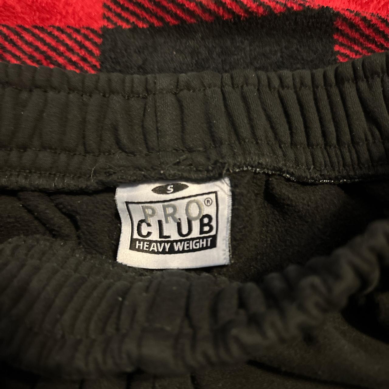 Black pro club cargo sweat pants NO STRING - Depop