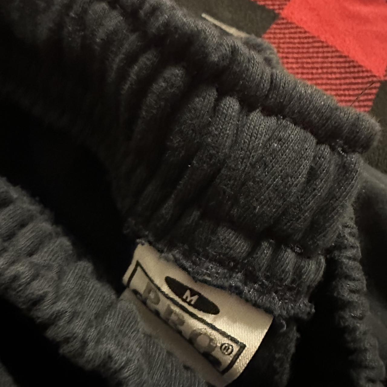 Navy Blue Pro club size Medium Cargo Sweatpants - Depop