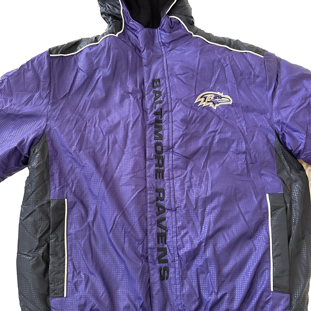 NFL Team Apparel Baltimore Ravens Warm Winter Jacket... - Depop
