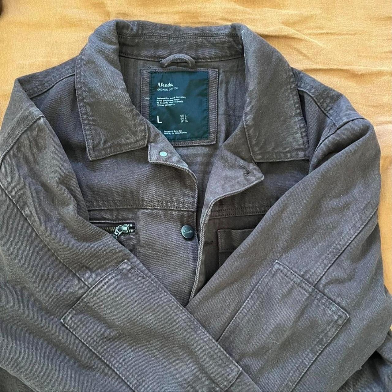 Afends unisex denim jacket - organic cotton - size... - Depop