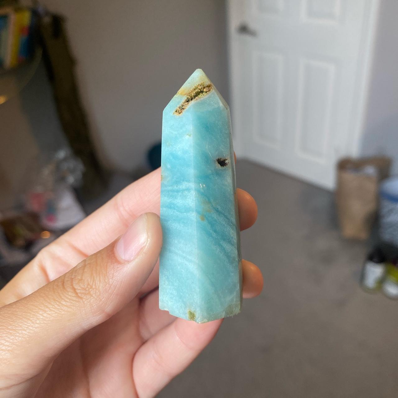 Caribbean Calcite Crystal Tower message before... - Depop