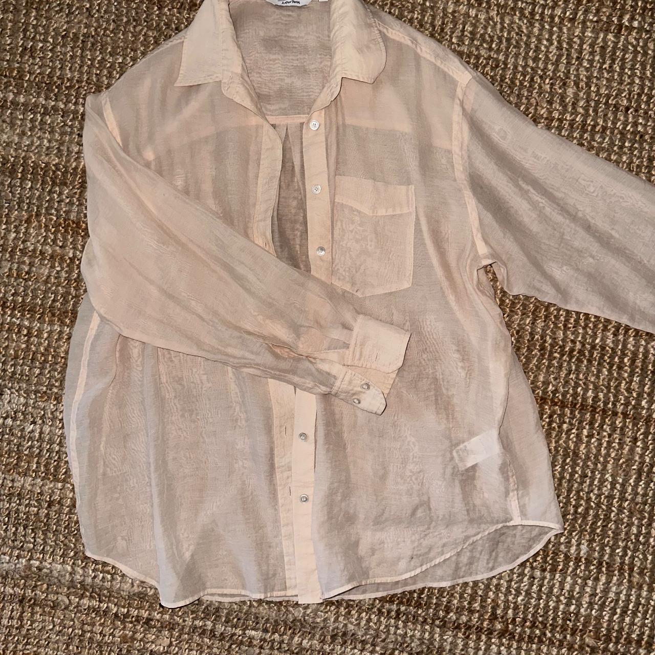 & Other Stories Sheer Silk Shirt Size EU 36 but... - Depop