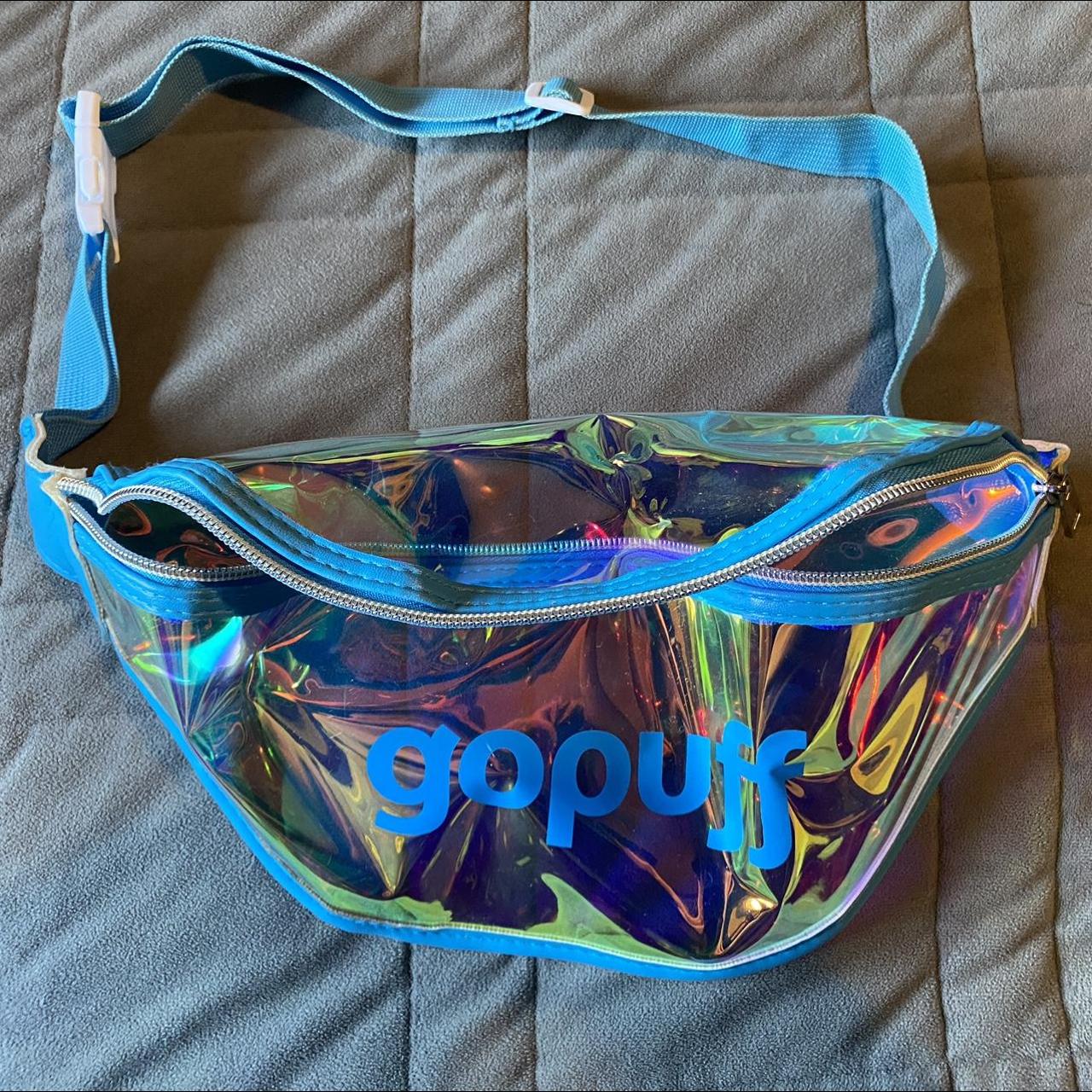 Go Puff Hologrpahic Fanny pack from Governors Ball... - Depop
