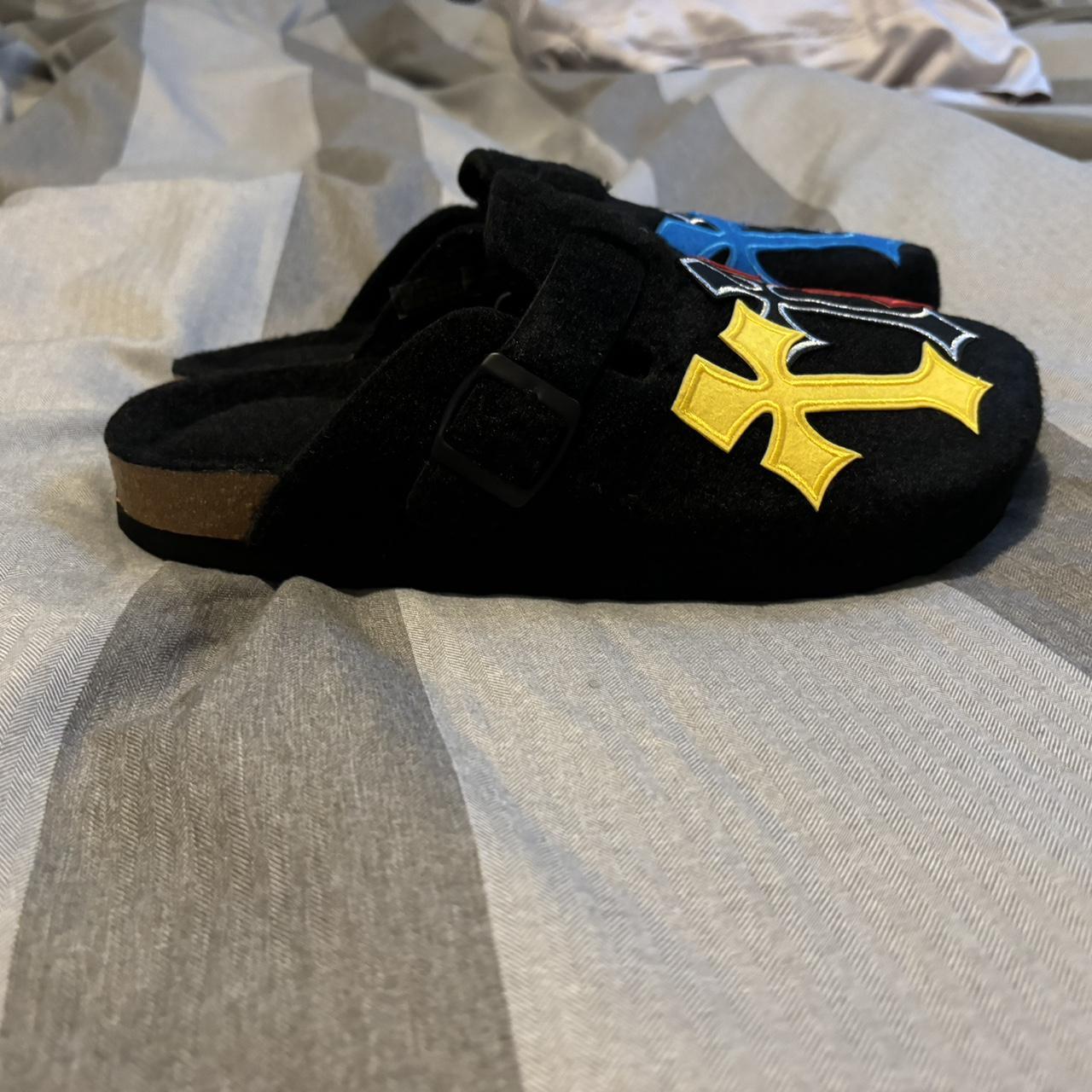 Custom Chrome Heart Clog.We can negotiate/Never... - Depop