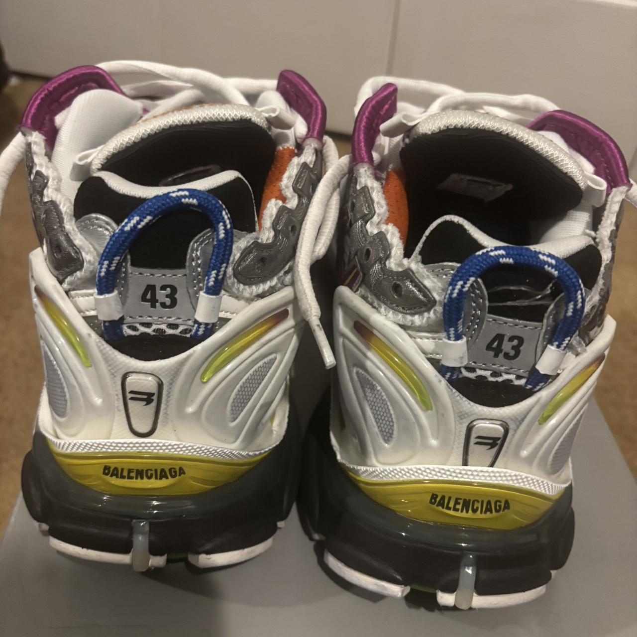 Balenciaga Multi color runner Little damage to box... - Depop