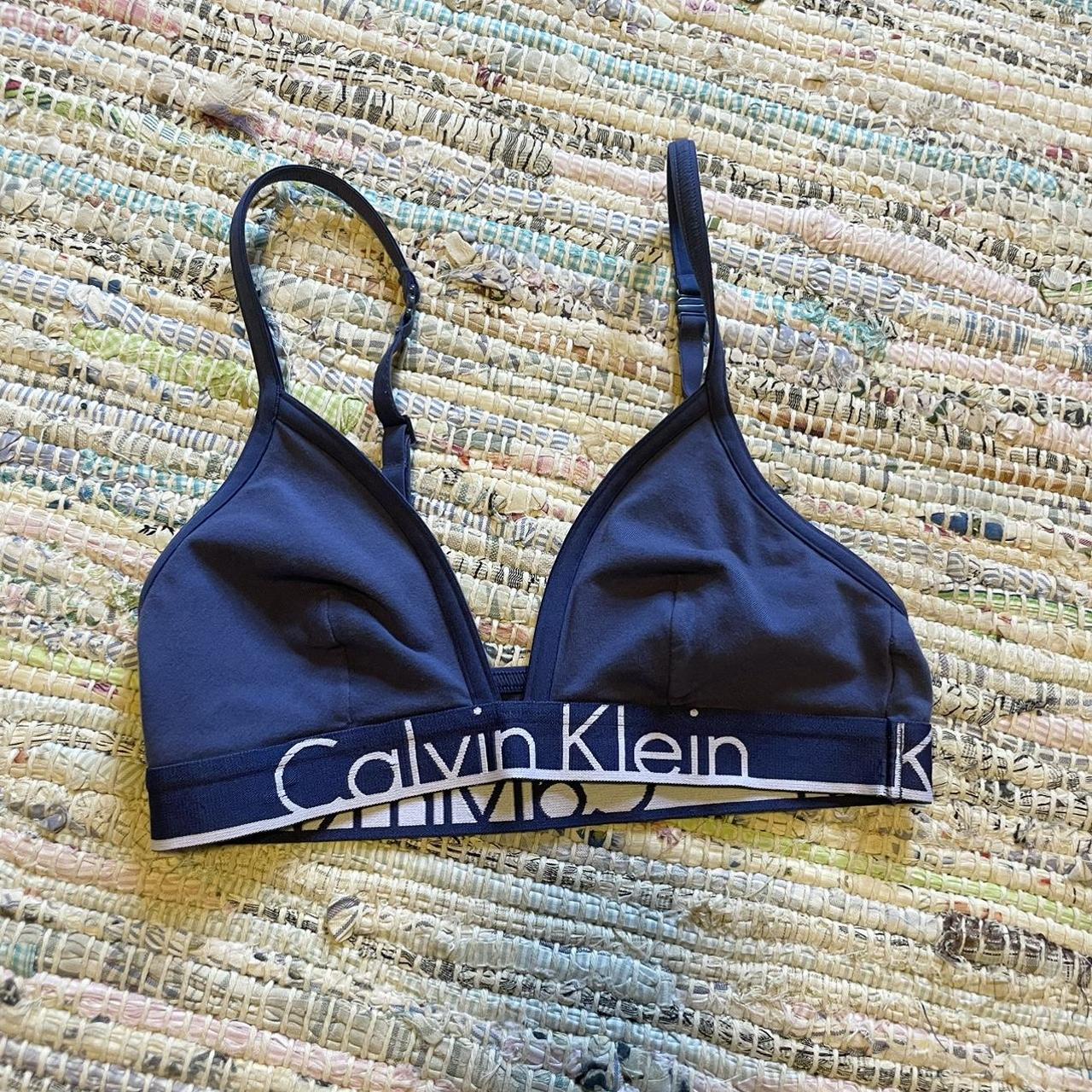 Calvin Klein bralette, fits size XS-S bra cup A-B... - Depop