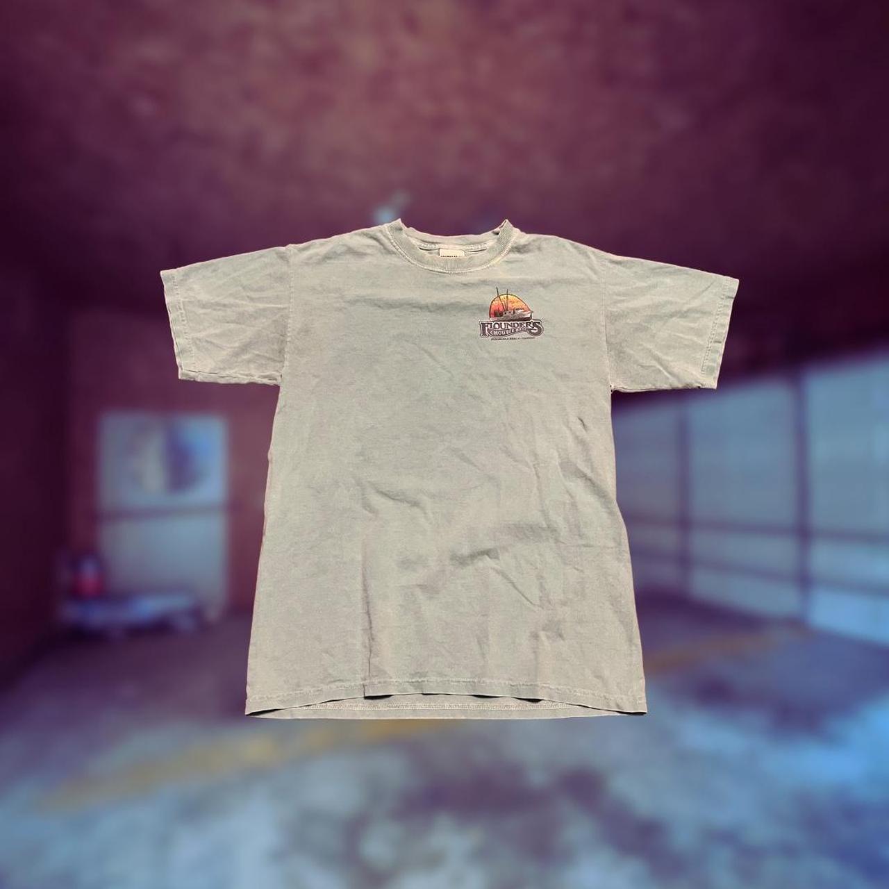 Flounders Chowder House T Shirt #Vintage #Beach... - Depop