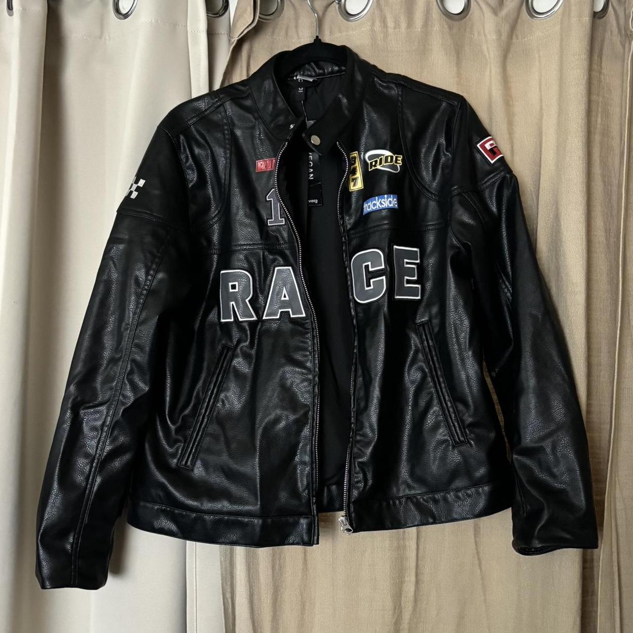 Race car jacket. Brand New Tags still on. Size... - Depop