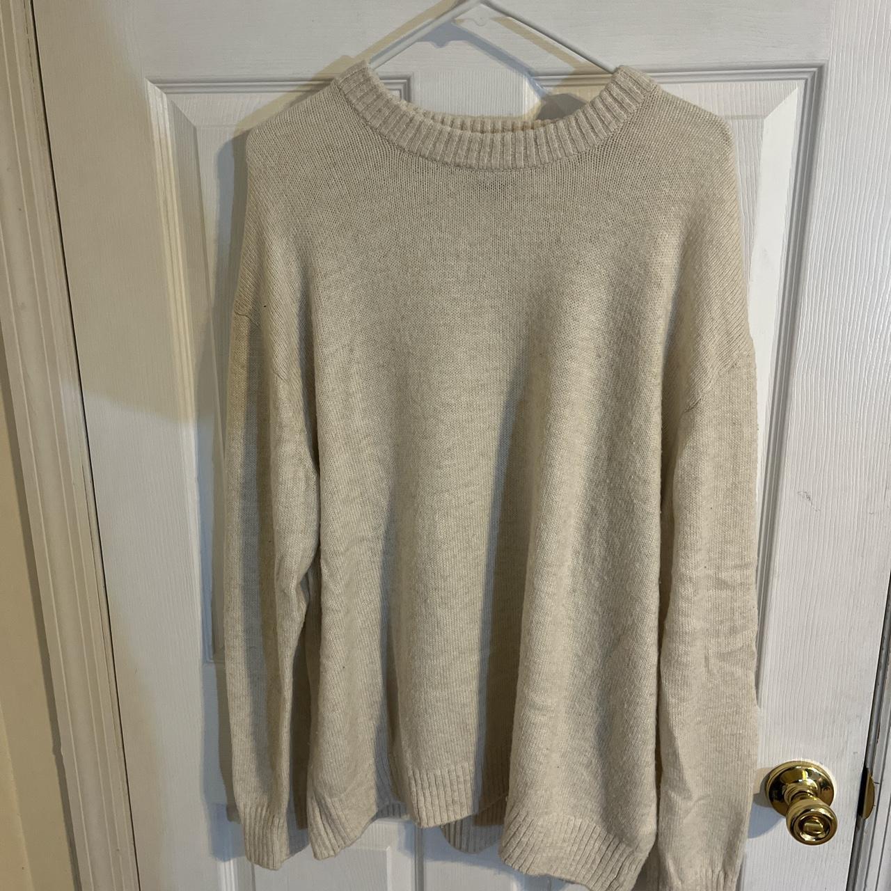 H&M SWEATER WORN FEW TIMES LARGE #h&m #sweater - Depop