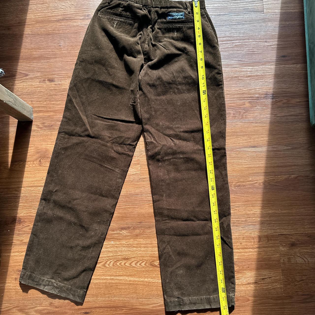 Chocolate brown Ralph Lauren corduroys, size 16... | Depop