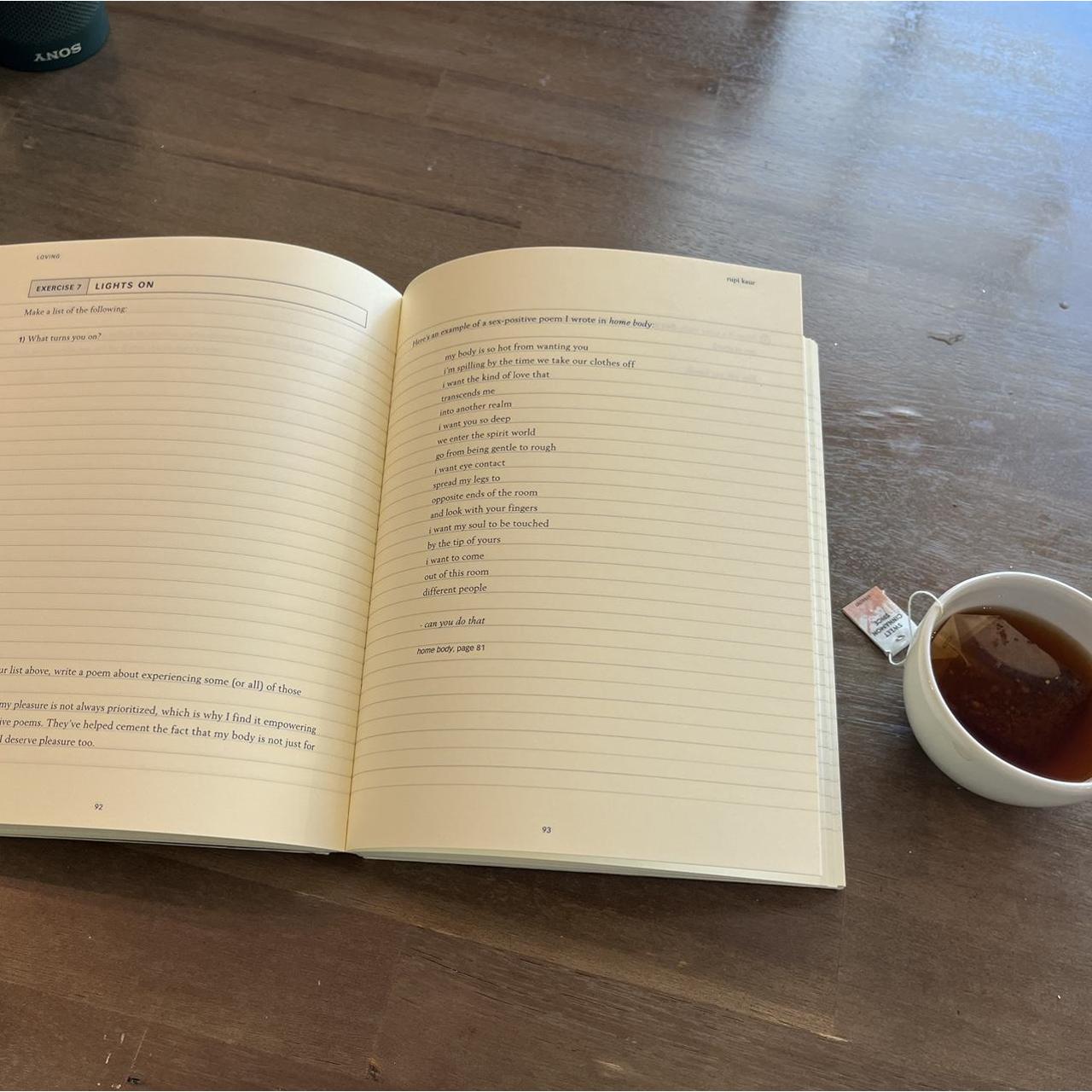 Healing through Words by Rupi Kaur. This workbook... - Depop