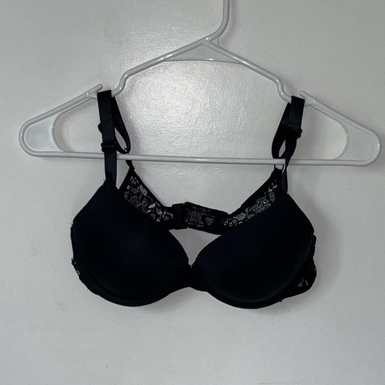 black push up bra 34C #bra #pushupbra #cheapbra - Depop