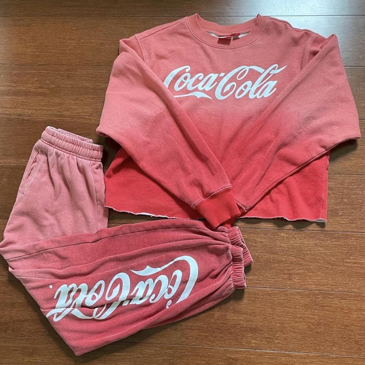 Coca Cola Sweat Set, used a few times, no flaws.... - Depop