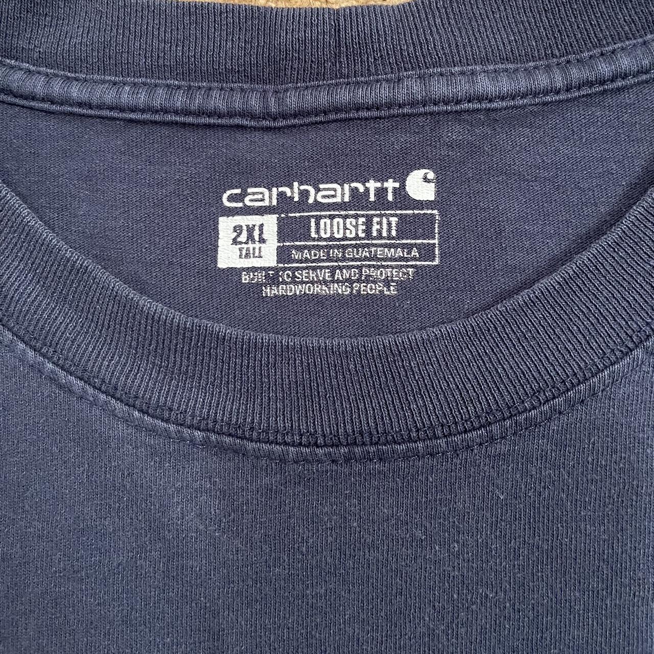 Carhartt faded navy color long sleeve. Faded but no... - Depop