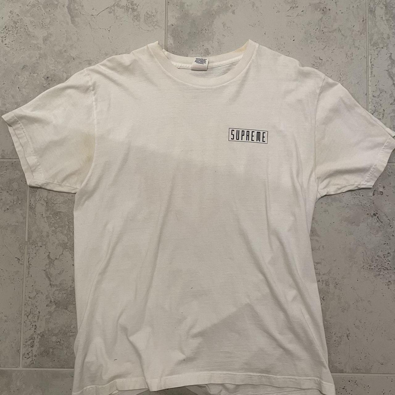 Supreme riot tee. Older szn probably like 2015 so... - Depop