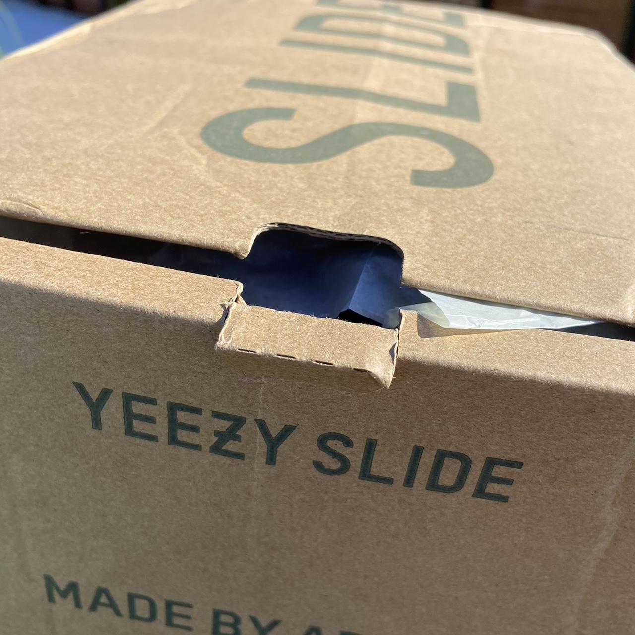 Yeezy Foam Slide “Onyx” Size 11 with box// not... - Depop