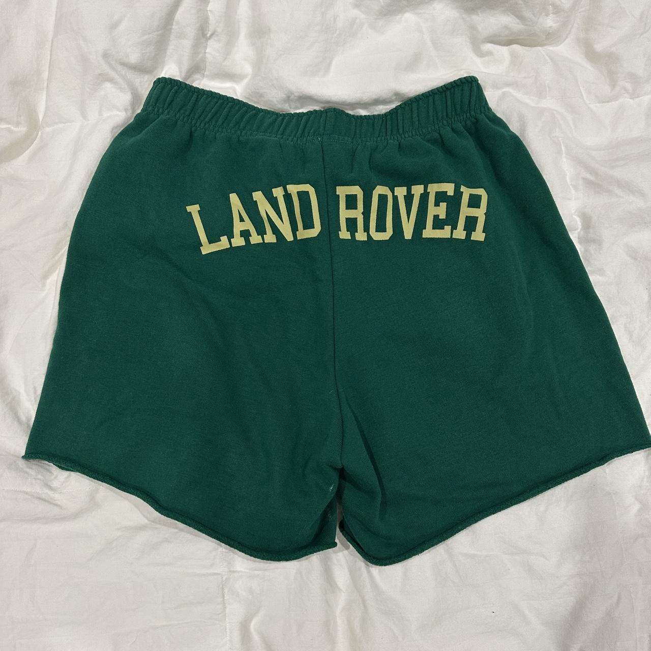 Land Rover Green Shorts - Forest green shorts with... | Depop