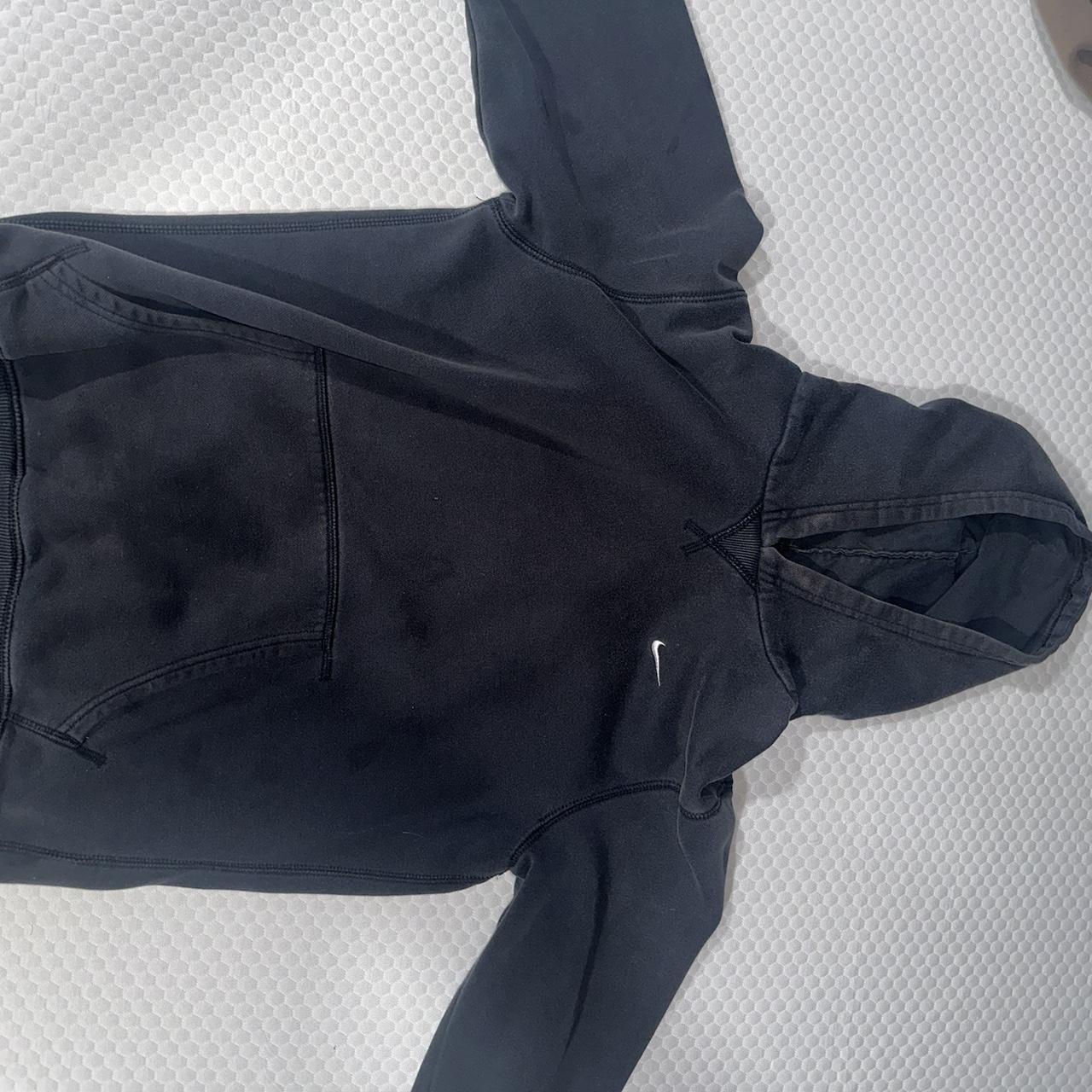 Nike Hoodie Black Kids XL = Mens... - Depop