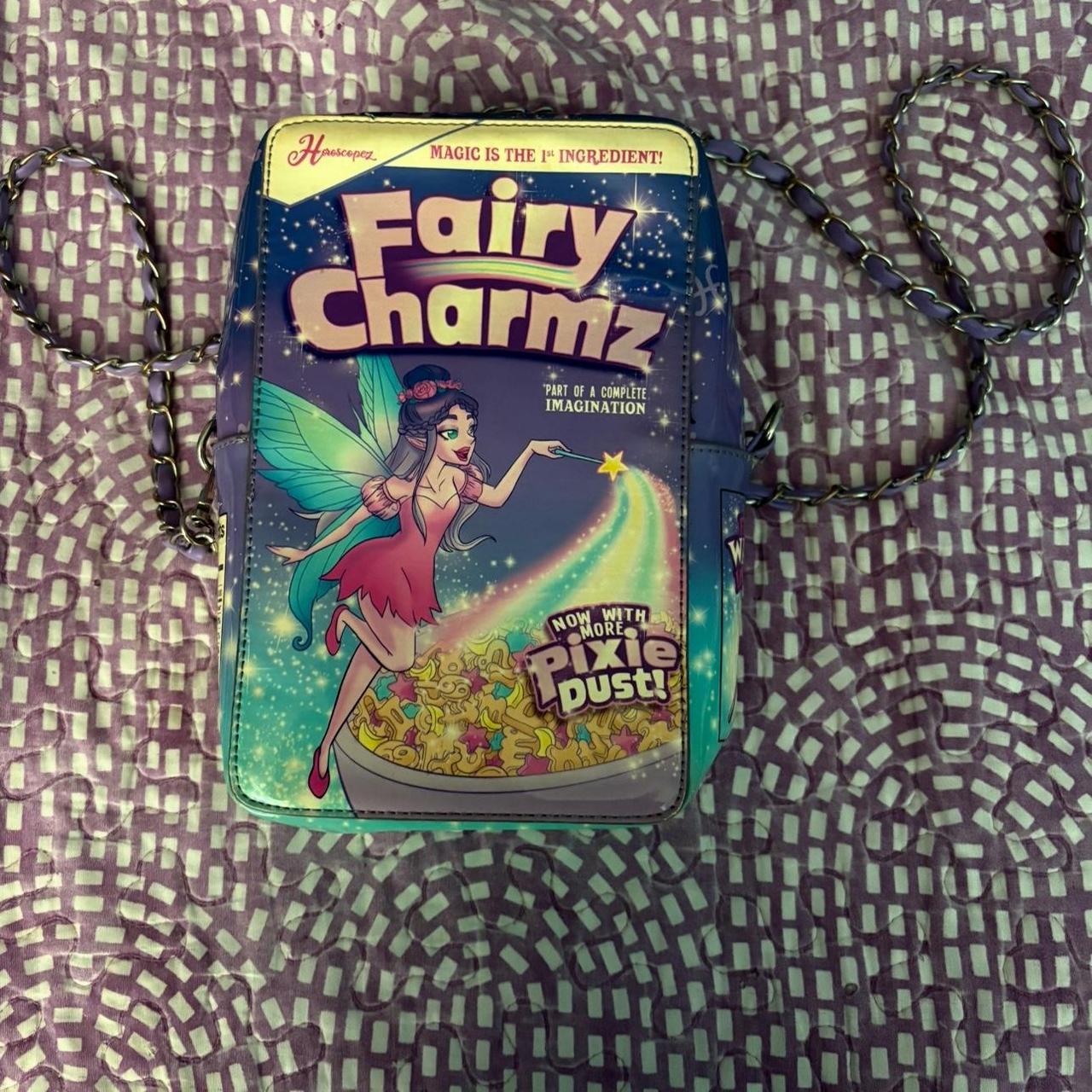 Hysteric Glamour fairy charmz bag with a cute purple... - Depop