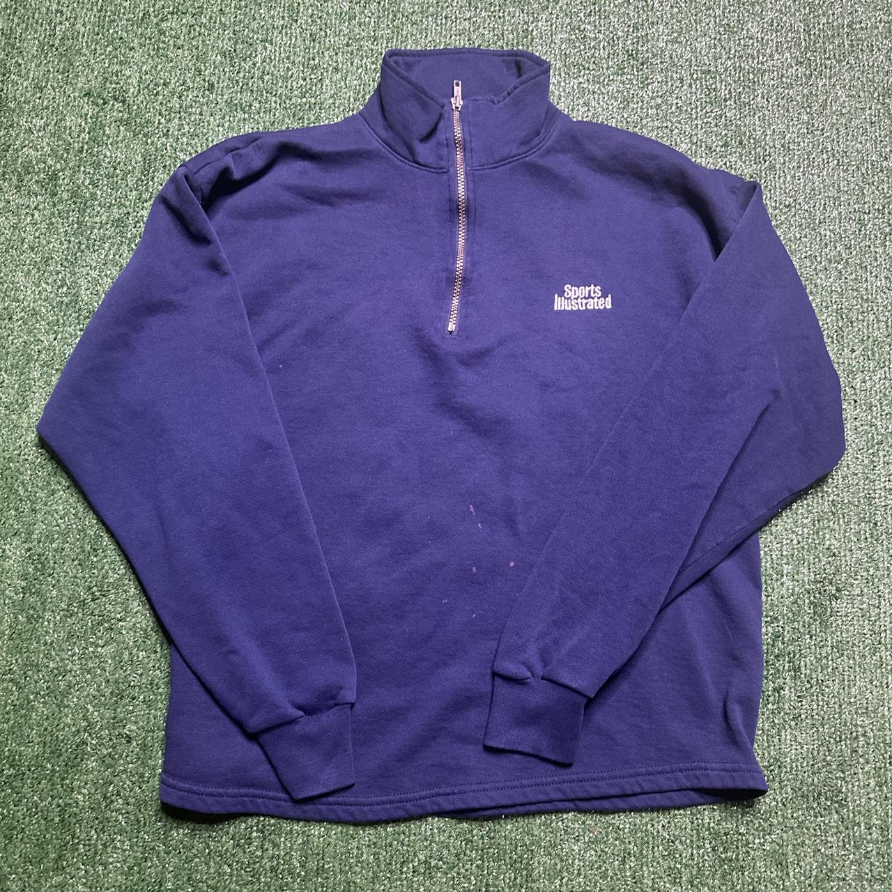 Sports illustrated Zip up. Fits as a L. No flaws. - Depop