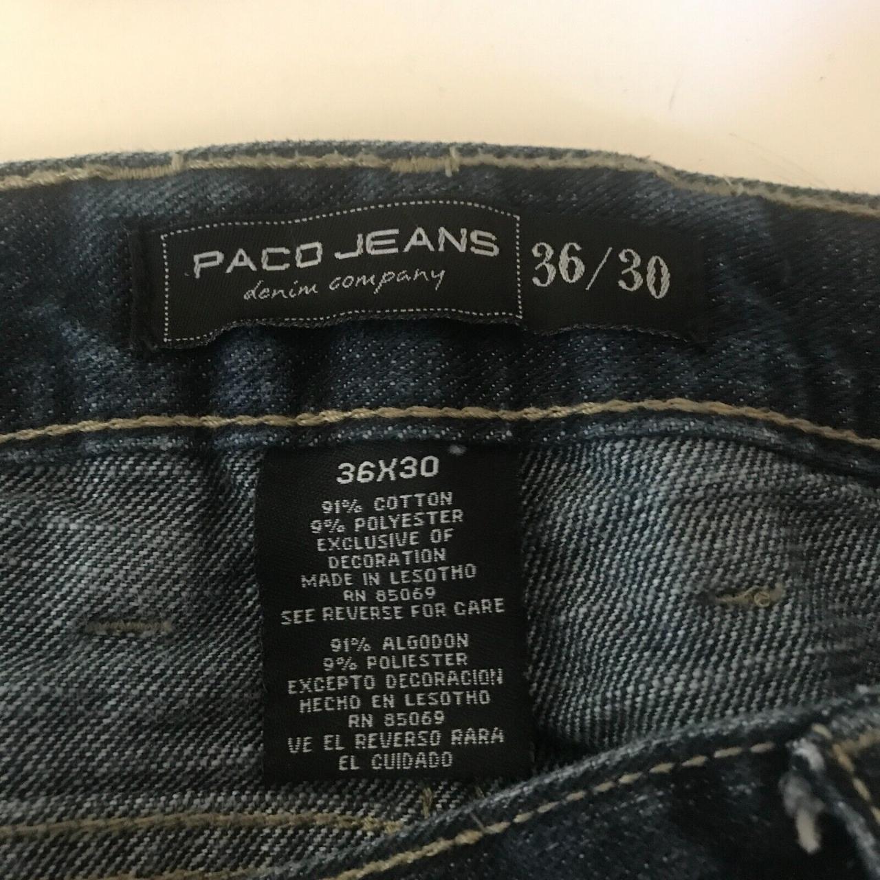 Vintage Paco Jeans Mens 36x30 Y2K 1990's Rap Hip Hop... - Depop