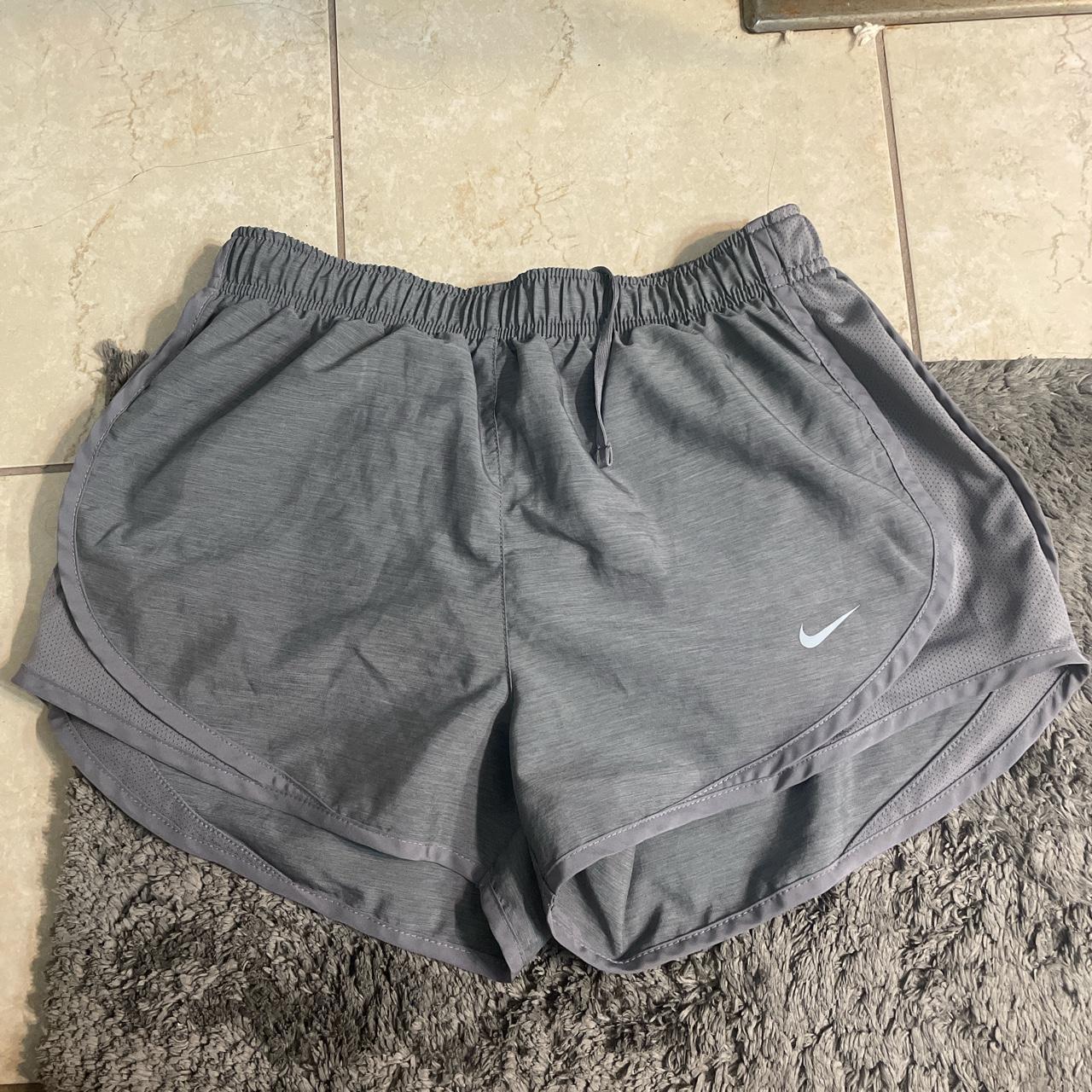 grey dry fit Nike shorts - Depop