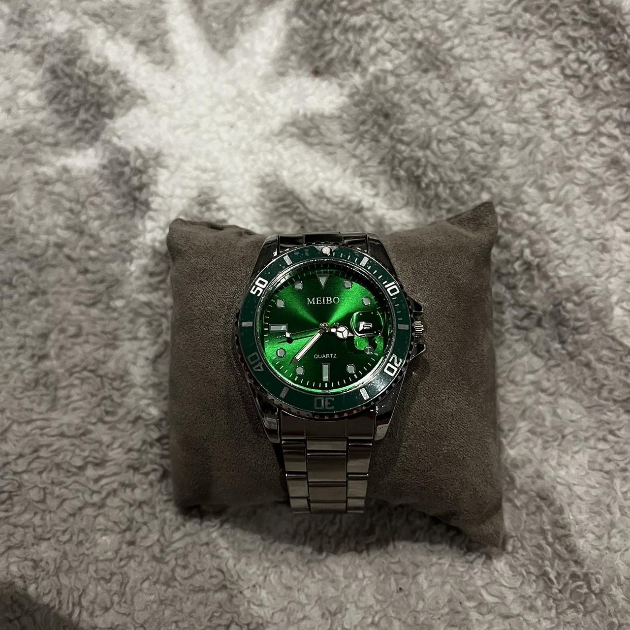 Meibo - Emerald Green Quartz Watch - Depop