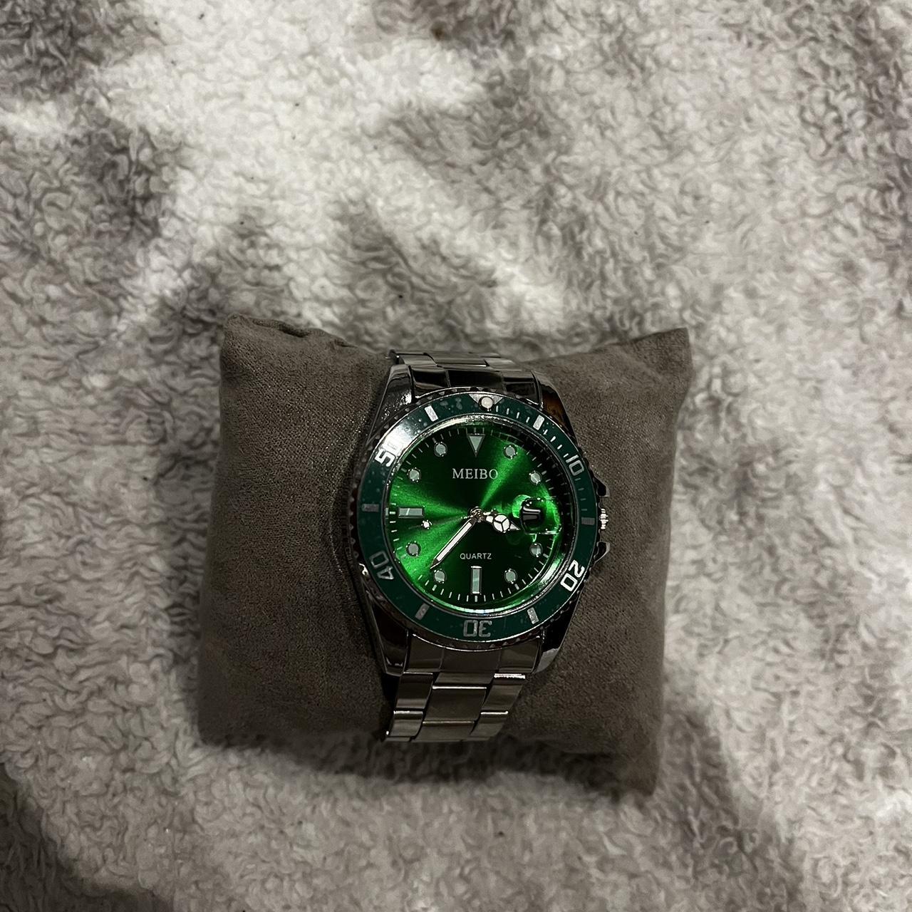 Meibo - Emerald Green Quartz Watch - Depop