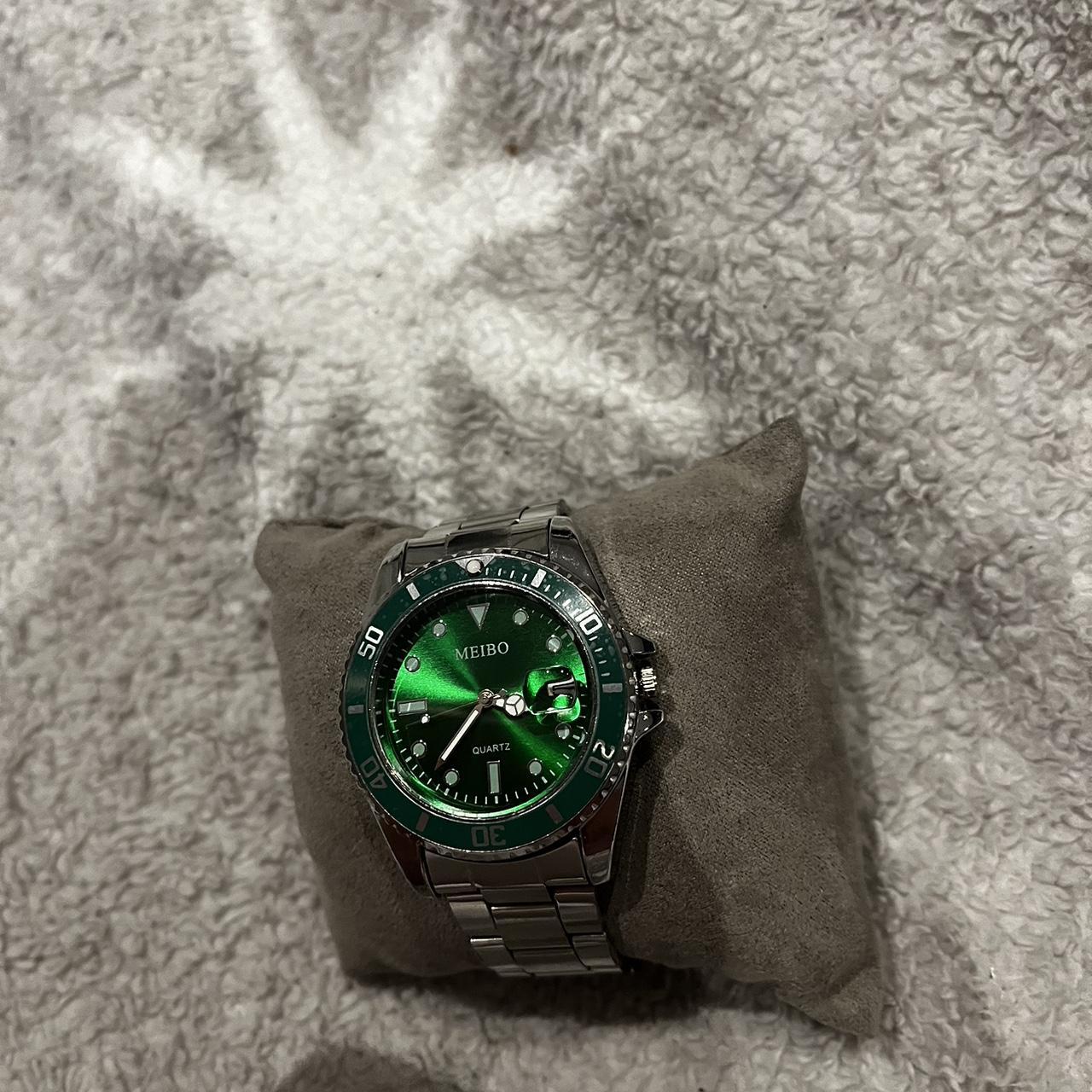 Meibo - Emerald Green Quartz Watch - Depop