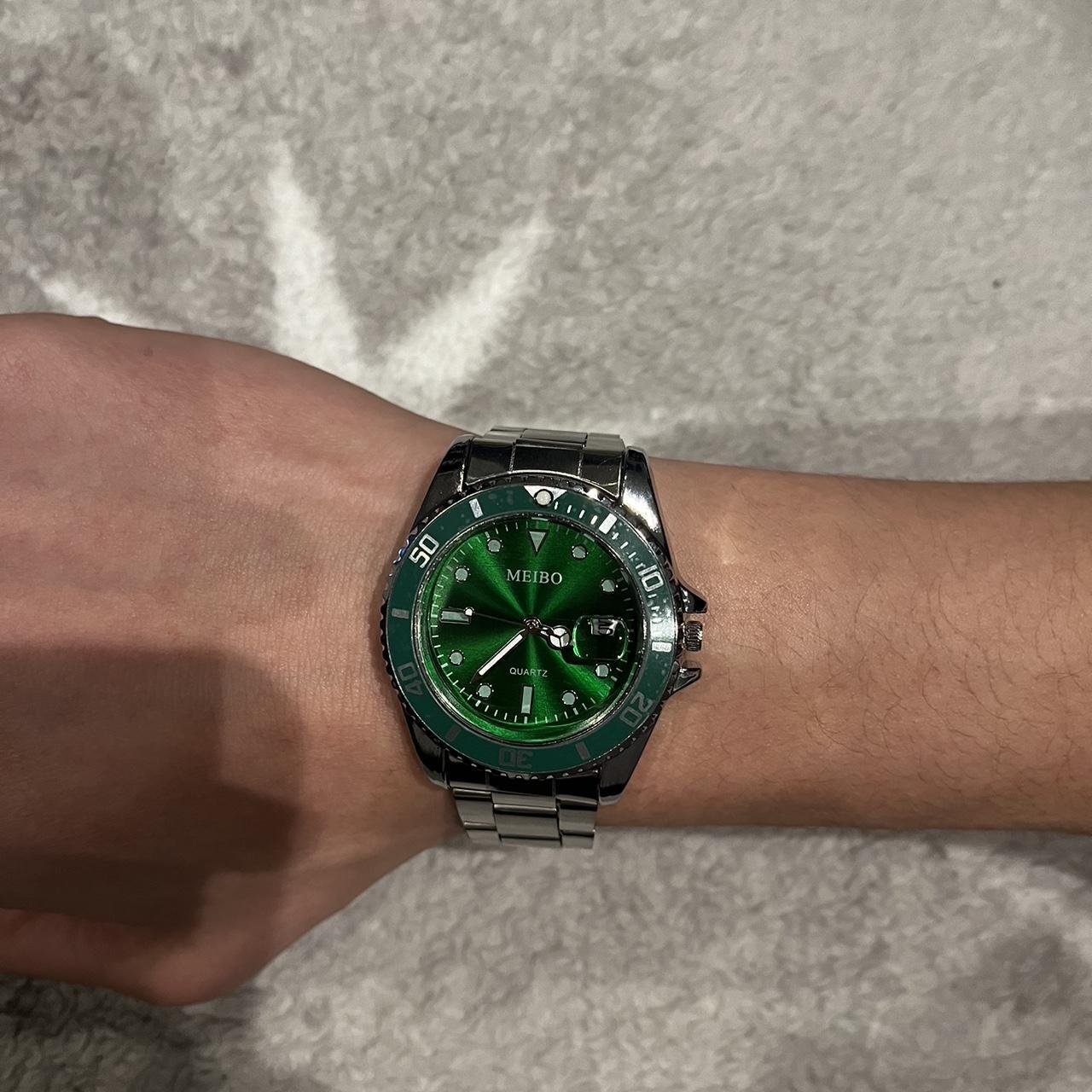 Meibo - Emerald Green Quartz Watch - Depop