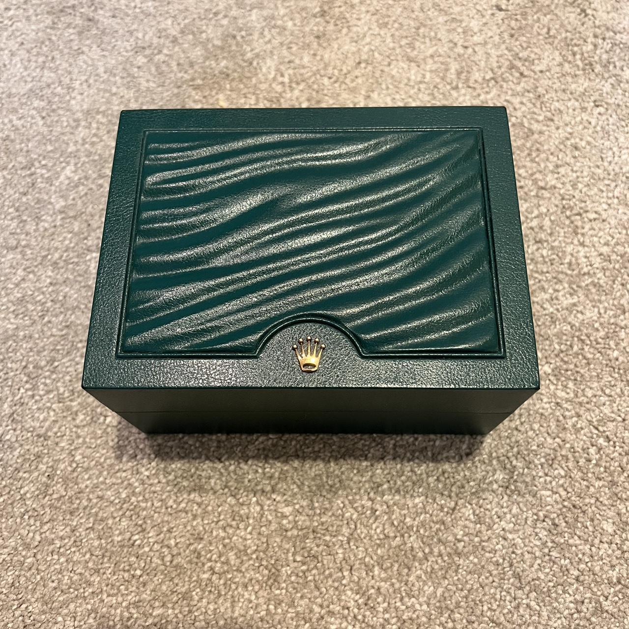 Rolex Storage and Organization Watch Box Green... - Depop