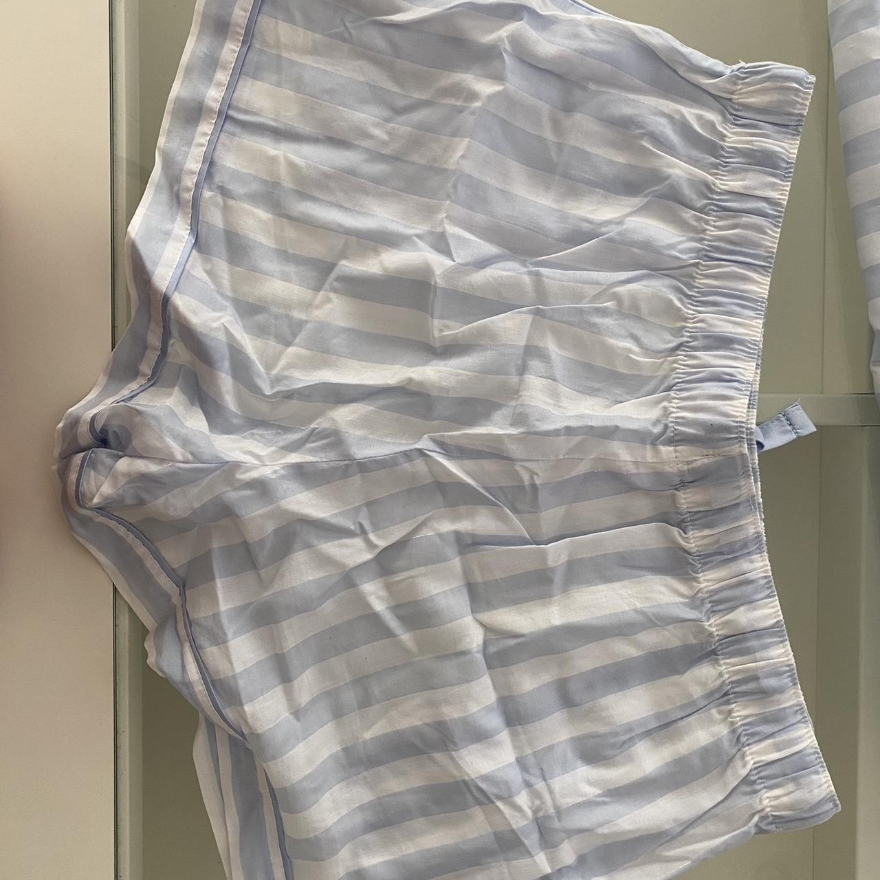 preppy perry winkle colored pj set adjustable... - Depop