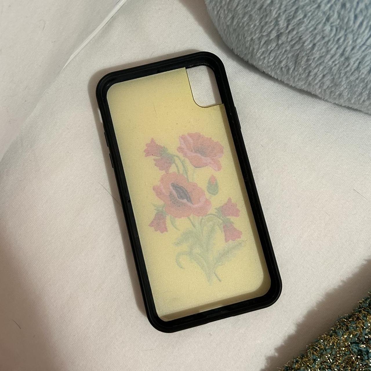 yellow floral wildflower phone case. fits an iphone... - Depop