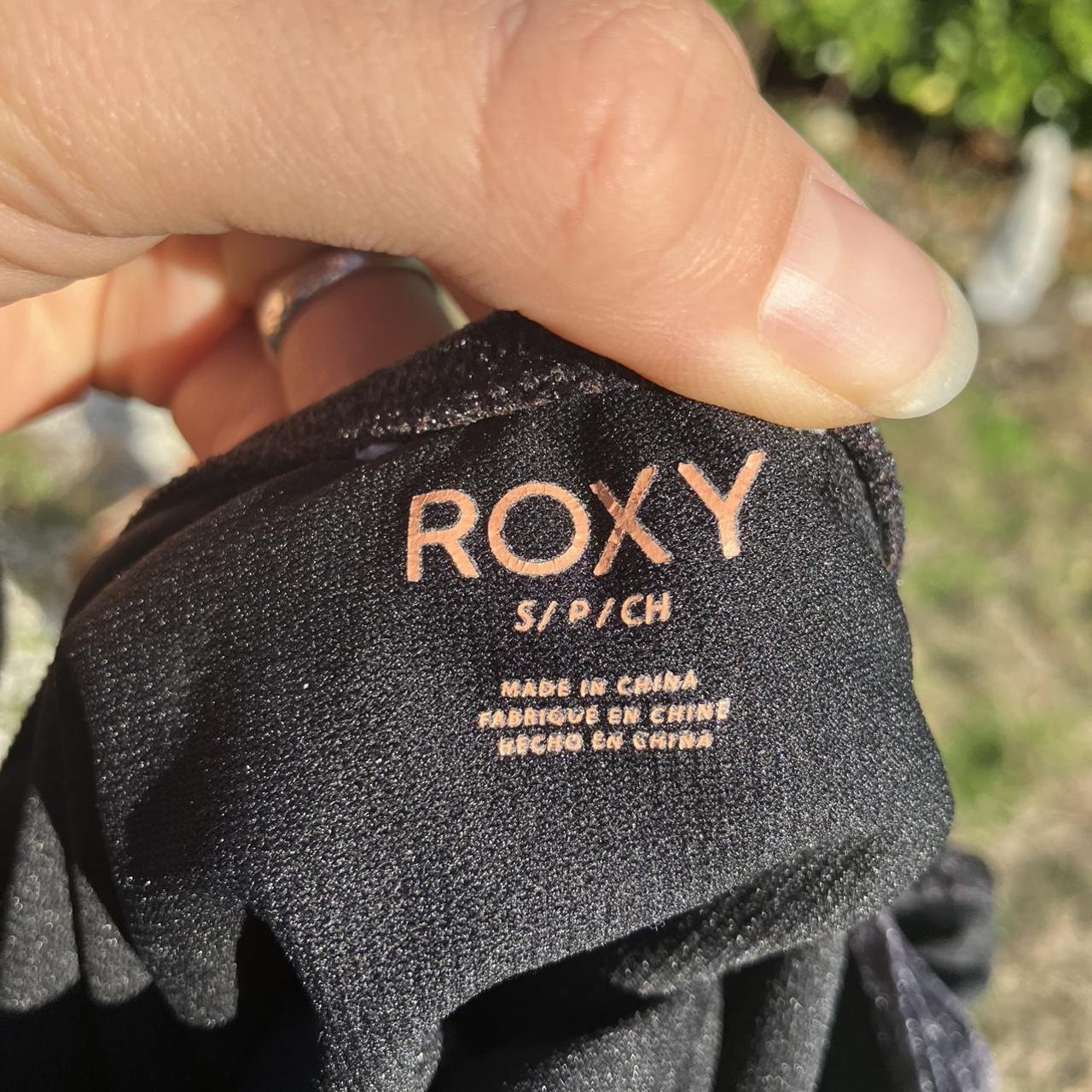 Roxy velvet bodysuit or bathing suit🖤🌹 (has light... - Depop