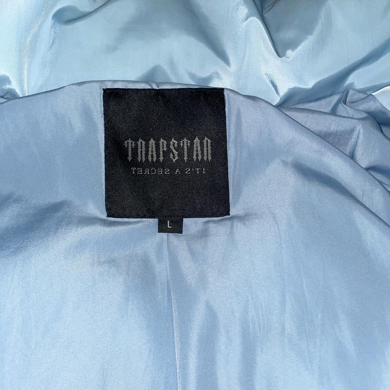 ice blue trapstar irongate jacket size... - Depop