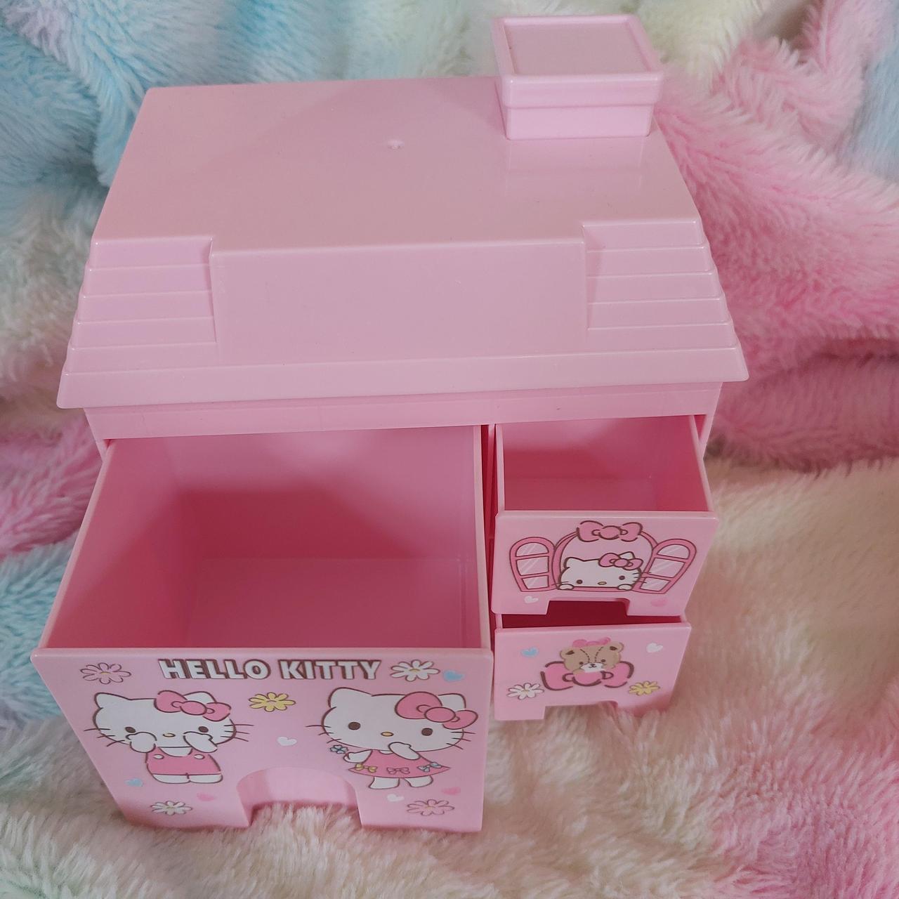 Gorgeous hello kitty house storage drawers Super... - Depop