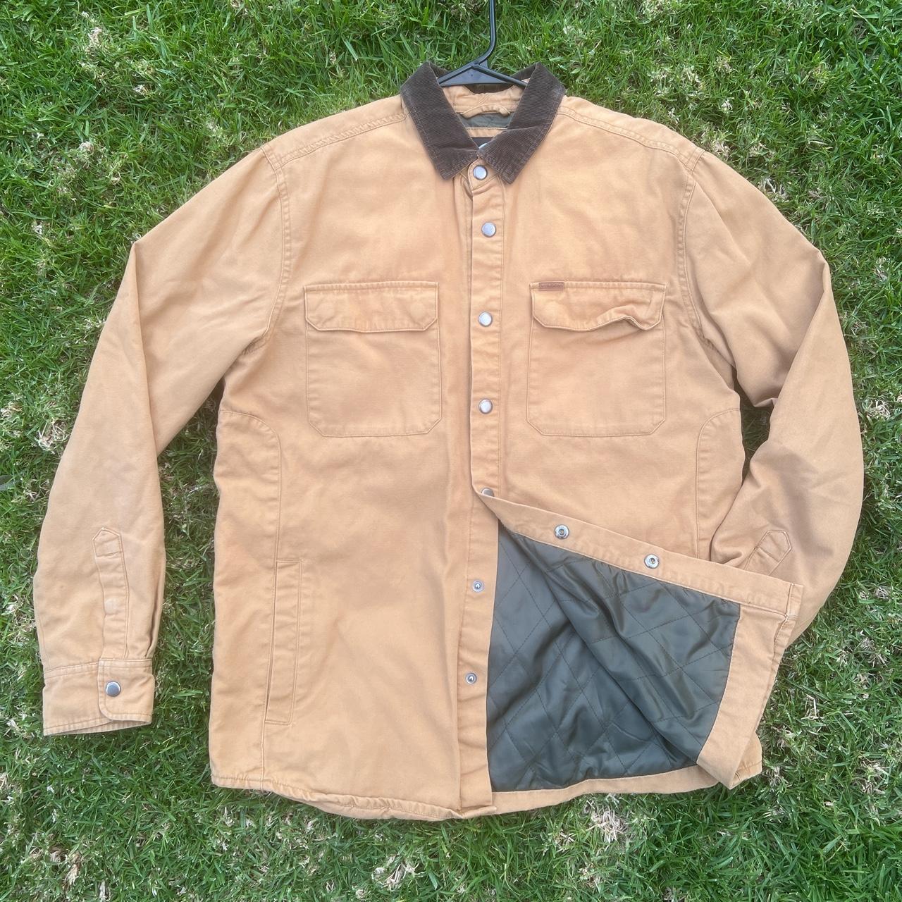 Medium Brown on brown Volvom sweater Green checkered... - Depop