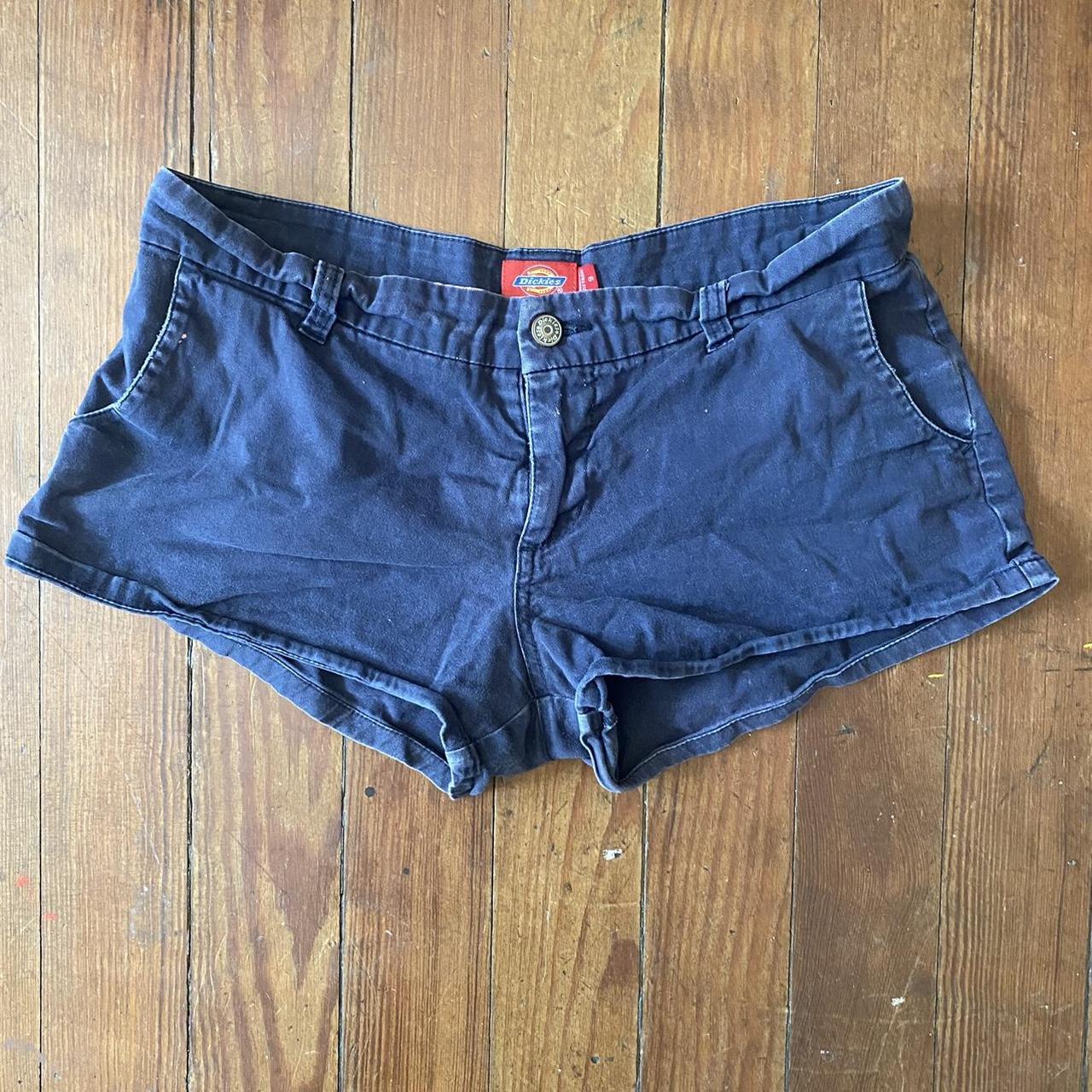 00s low rise dickies mini shorts size 9 #skatercore... - Depop