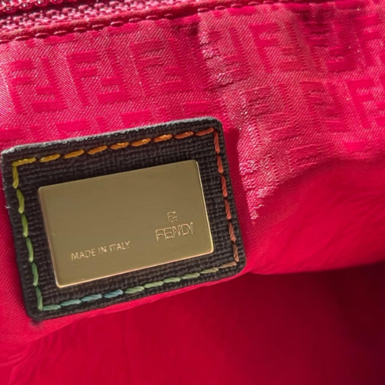 Beautiful Fendi multi color Tote 100%... - Depop