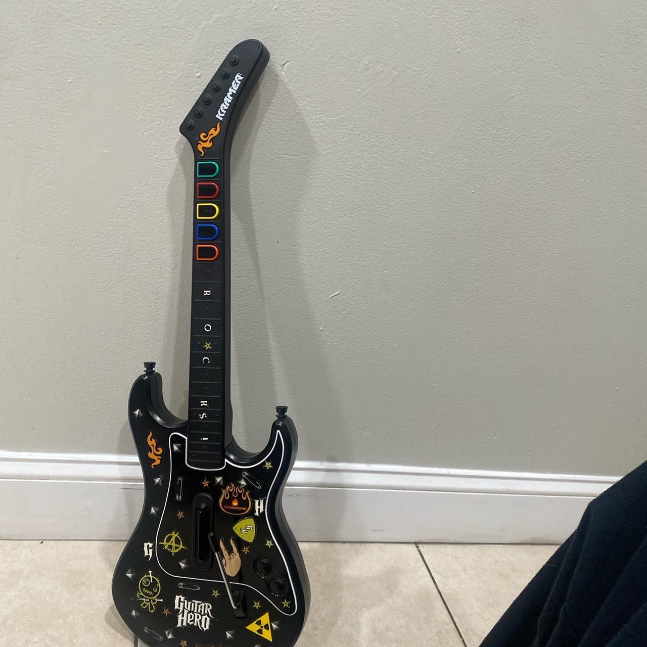 guitar hero guitar ps2 kramer turns on and works but... - Depop