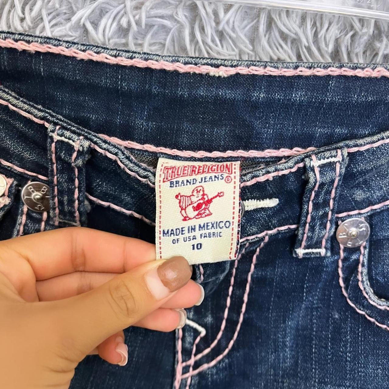 pink stitched trueys! ( style julie ) size xs (... - Depop