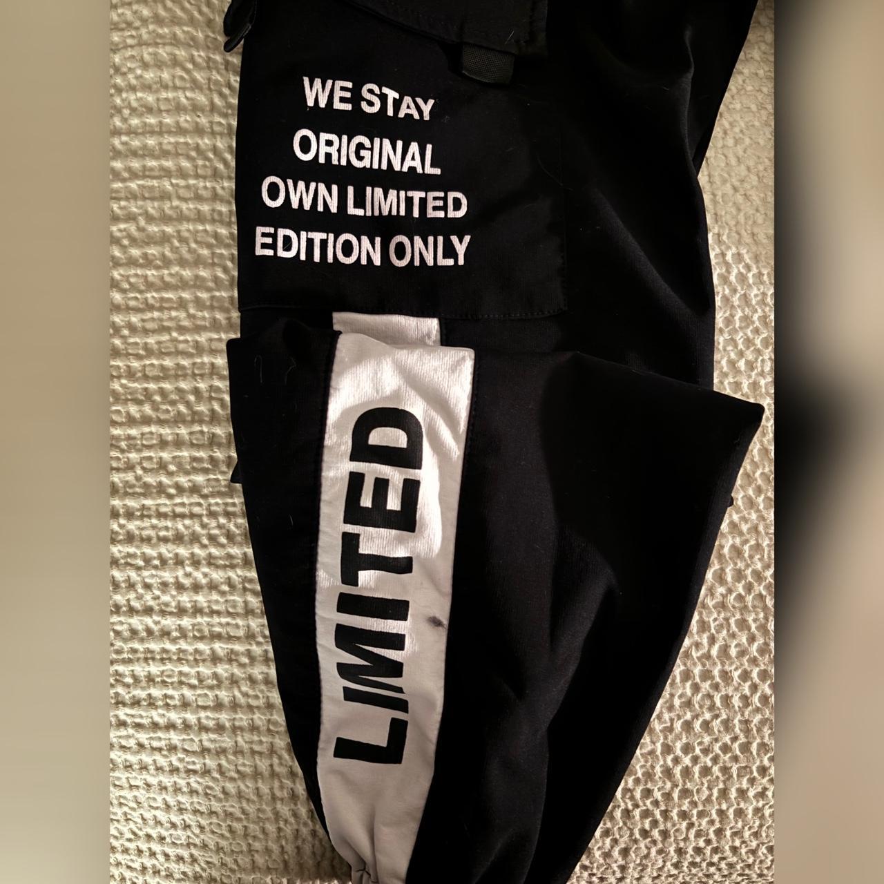 Rock Salt Cargo Joggers, Black and white, Cargo... - Depop