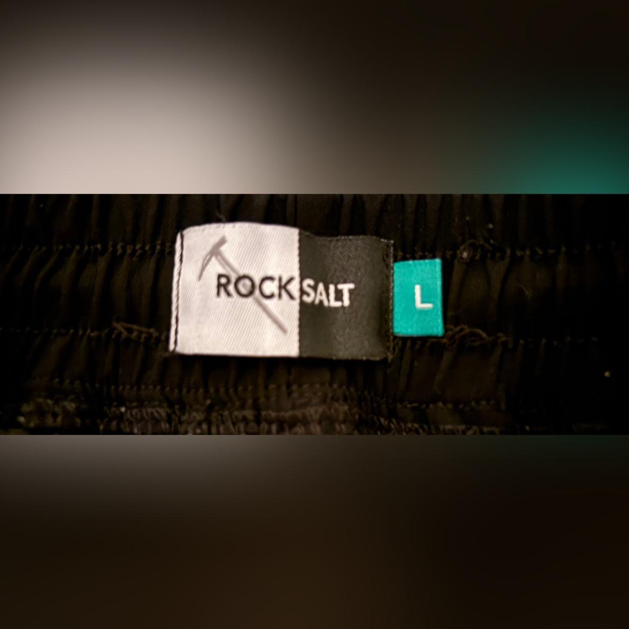 Rock Salt Cargo Joggers, Black and white, Cargo... - Depop