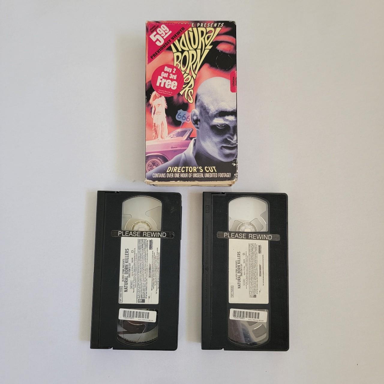 Natural Born Killers Director's Cut VHS Oliver... - Depop