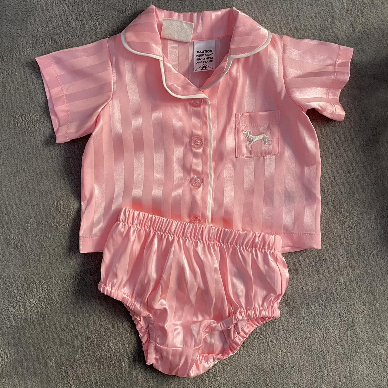 Peter Alexander signature satin pjs. 0-3m 000. Top... - Depop