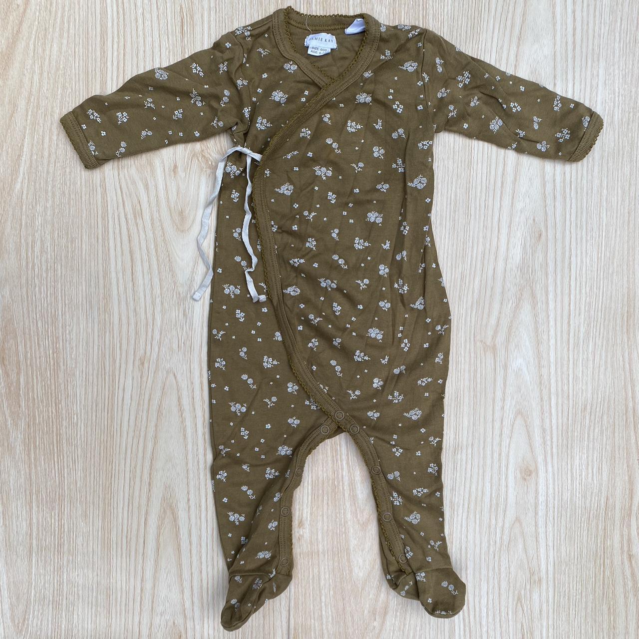 Jamie Kay kimono style onesie. Size 000... - Depop